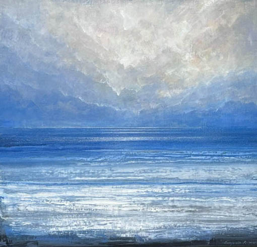 New paintings by Benjamin Warner adorn our window! - Own Art
